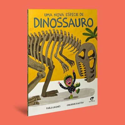 Livro Uma nova espécie de dinossauro de Pablo Lugones | Clube Quindim